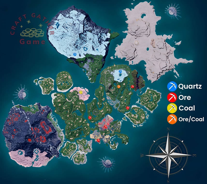 How to Set Up a Mining Base in Palworld: Best Locations for Ore, Coal ...